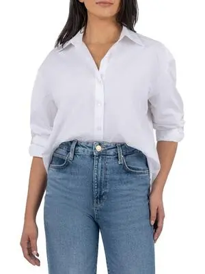 Kut From The Kloth KUT From The Kloth Kaiya Boyfriend Shirt Optic White