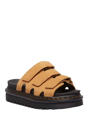 Dr. Martens Dr. Martens Raine Slide Suede Sandals Tan