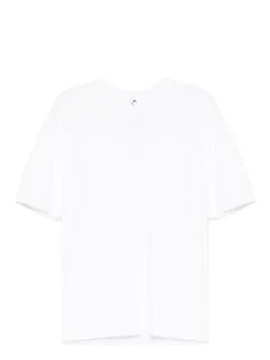 LABEL UNDER CONSTRUCTION Raw Edge T-shirt - White