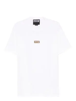 Versace Logo-plaque T-shirt - White