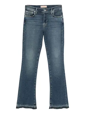 7 For All Mankind Bootcut Tailorless Jeans - Blue