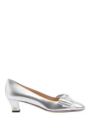 Valentino Garavani Bowow Pumps - Silver