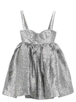 Cecilie Bahnsen Monique Mini Dress - Silver