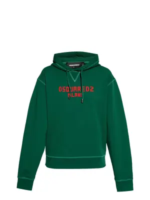 Dsquared2 Printed Hoodie - Green