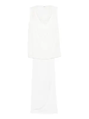 P.a.r.o.s.h Silk Top - White