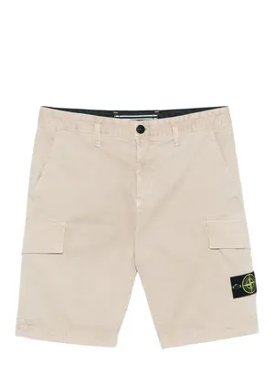 Stone Island Compass-badge Cargo Shorts - Neutrals