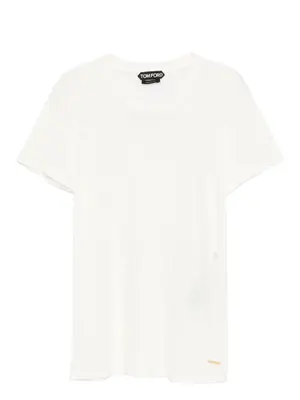 TOM FORD Slub Cotton T-shirt - White
