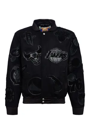 JEFF HAMILTON Nba Collage Jacket - Black