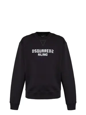 Dsquared2 Printed Sweatshirt - Black