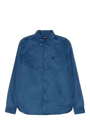 Fred Perry Corduroy Shirt - Blue