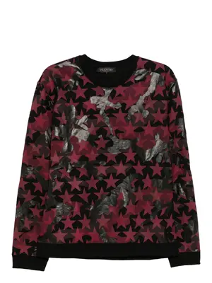 Valentino Garavani Graphic Print Pullover - Black