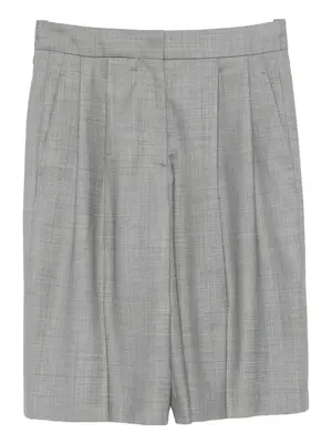 Loulou De Saison LouLou De Saison Check-Pattern Shorts Grey