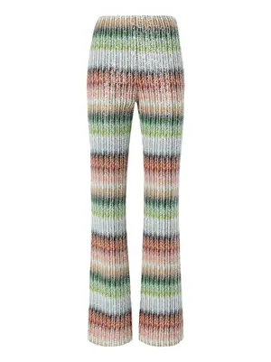 Missoni Zigzag-pattern Straight Trousers - Multicolour