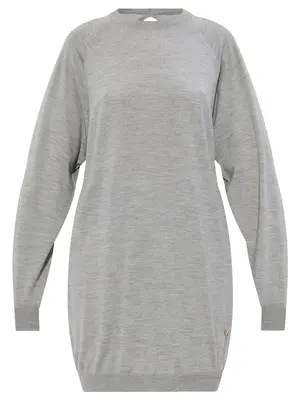 Moschino Backless Sweater Dress - Grey