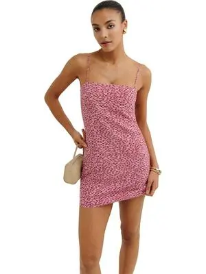 REFORMATION Zephyra Mini Dress Pink