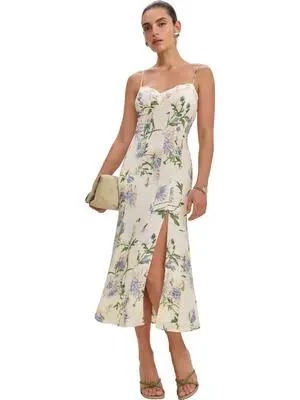 REFORMATION Lucine Lace Dress Ivory