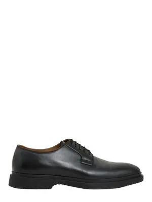REISS Ralph Leather Derby Shoes - Black