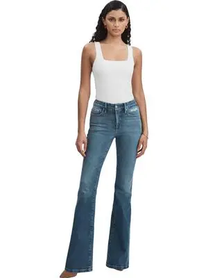 GOOD AMERICAN Good American Good Legs Flare Jeans