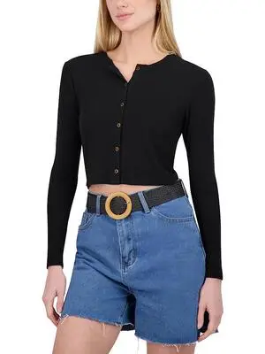 POINT Classic Cardigan Black
