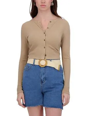 POINT Classic Cardigan Sand
