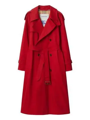 Burberry Long Castleford Trench Coat - Currant