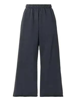 SLVRLAKE Cotton-jersey Track Pants - Black