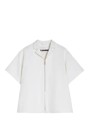 JIL SANDER Denim Shirt Jacket - White