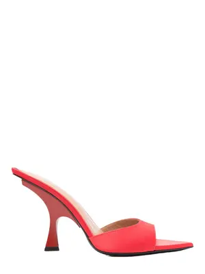 Attico 100mm Pointed-toe Sandals - Red