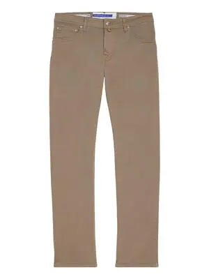 Jacob Cohen Nick Slim Stretch-Cotton Chinos Grey