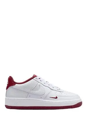 Nike Air Force 1 Low Lv8 Mini Swoosh Sneakers - White/team Red