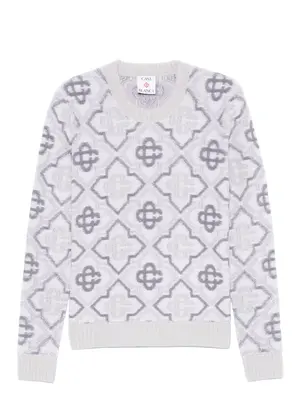 Casablanca Casablanca Monogram Sweater Grey