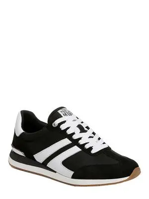 Naturalizer Lorena Lace Up Sneakers - Black/ White