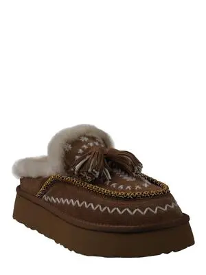 ZIGI ZIGI Michel Faux Fur Platform Bootie Tan Suede
