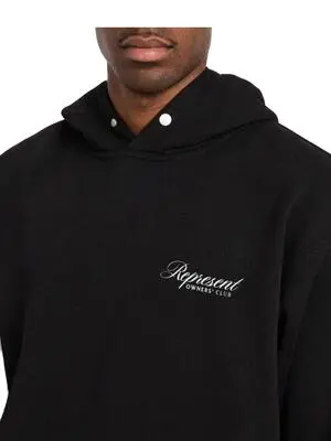 REPRESENT Owners' Club Script Hoodie - Black