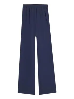 Valentino Garavani Elastic Wide-leg Trousers - Indigo