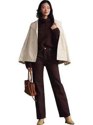 REFORMATION Val 90s Mid-rise Straight-leg Jeans - Brown