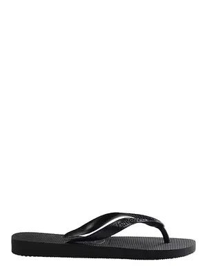 Havaianas Logo-embossed Rubber Flip-flops - Black