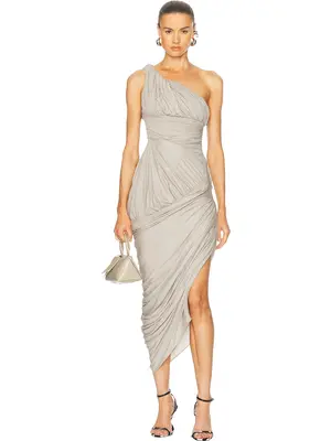 Rick Owens Lido Draped Gown - Pearl