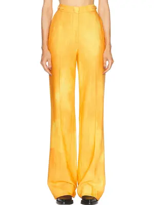 Gabriela Hearst Vesta Pant - Cadmium Yellow