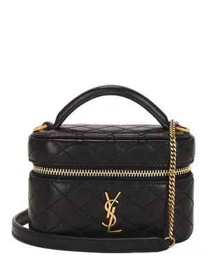 Saint Laurent Micro Gaby Vanity Bag - Nero
