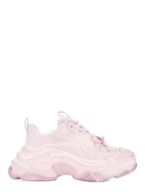 Balenciaga Balenciaga Triple S Satin Sneakers Petal Pink