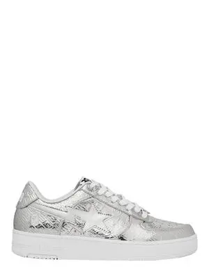 A BATHING APE A Bathing Ape Bape Sta #5 Sneakers Silver