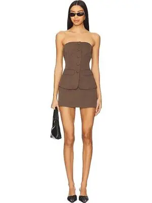 ALL THE WAYS Marni Skirt Set - Brown