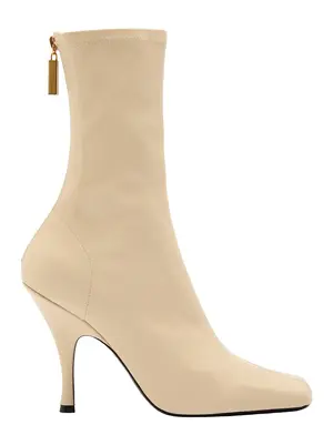 KHAITE Eva 100 Leather Mid-Calf Boots