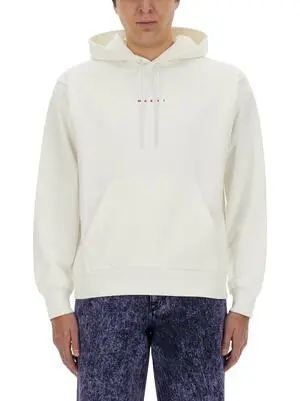 Marni Logo Sweatshirt - White