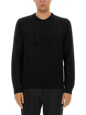 Dolce & Gabbana Regular Fit Wool Jersey - Black