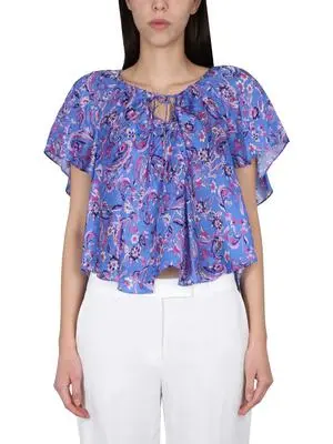 Isabel Marant Penelope Top - Blue