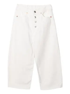 MAISON MARGIELA Wide Leg Cotton Trousers