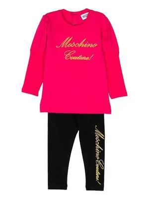 Moschino T-shirt And Leggings Set - Multicolour