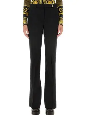 Versace Slim Fit Trousers - Black